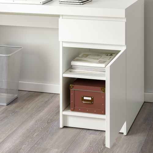 Ikea malm desk white store